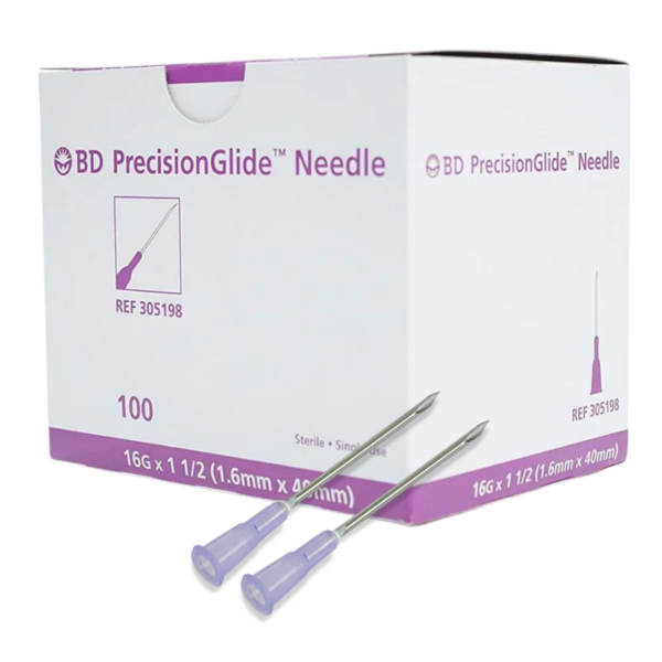16G x 1.5″ BD PrecisionGlide Needle – planetspores.ca